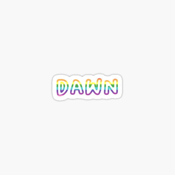 "Dawn" Sticker for Sale by Abstract Amira | Redbubble
