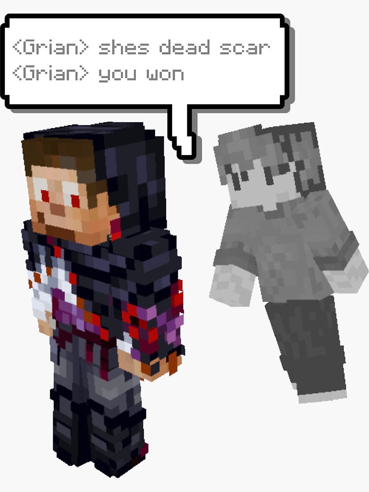 "shes dead scar you won" Sticker for Sale by generalkitkat | Redbubble