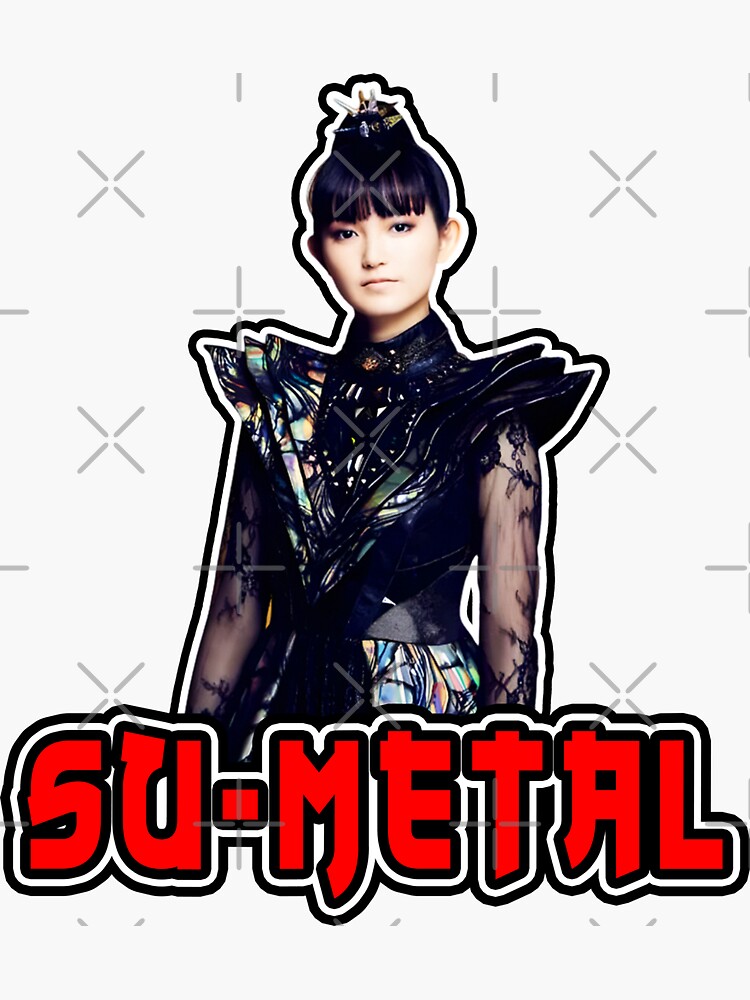 "BABYMETAL- Su-Metal - J-Pop Logo Fan Art " Sticker for Sale by Burn ...