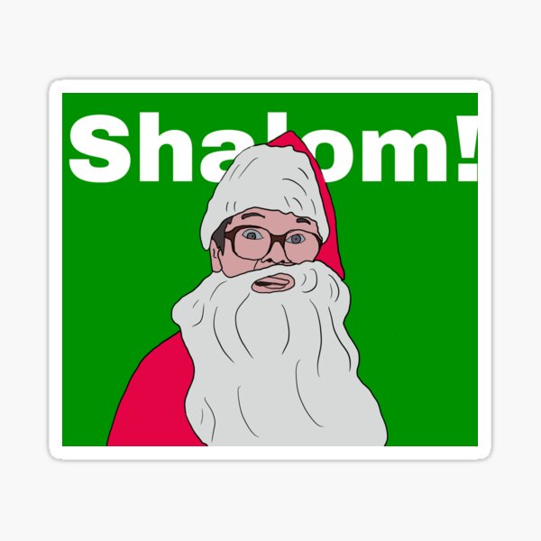 "Friday night dinner Christmas Jim shalom" Sticker for Sale by summa68 ...