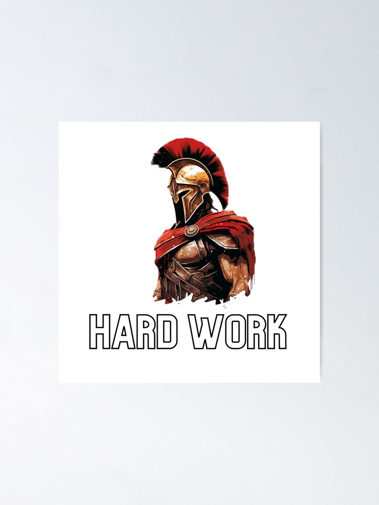 Hard Work Motivational Poster