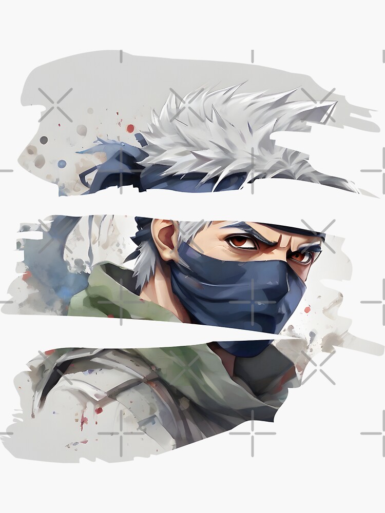 "Kakashi Hatake Art" Sticker for Sale by BombShop36 | Redbubble