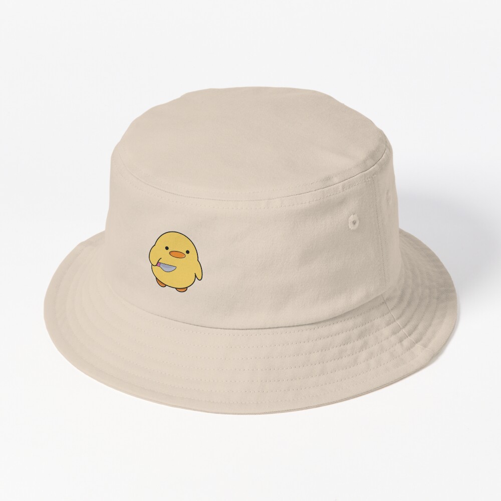 "cute meme duck with a knife /pink" Sticker for Sale by creattion ...