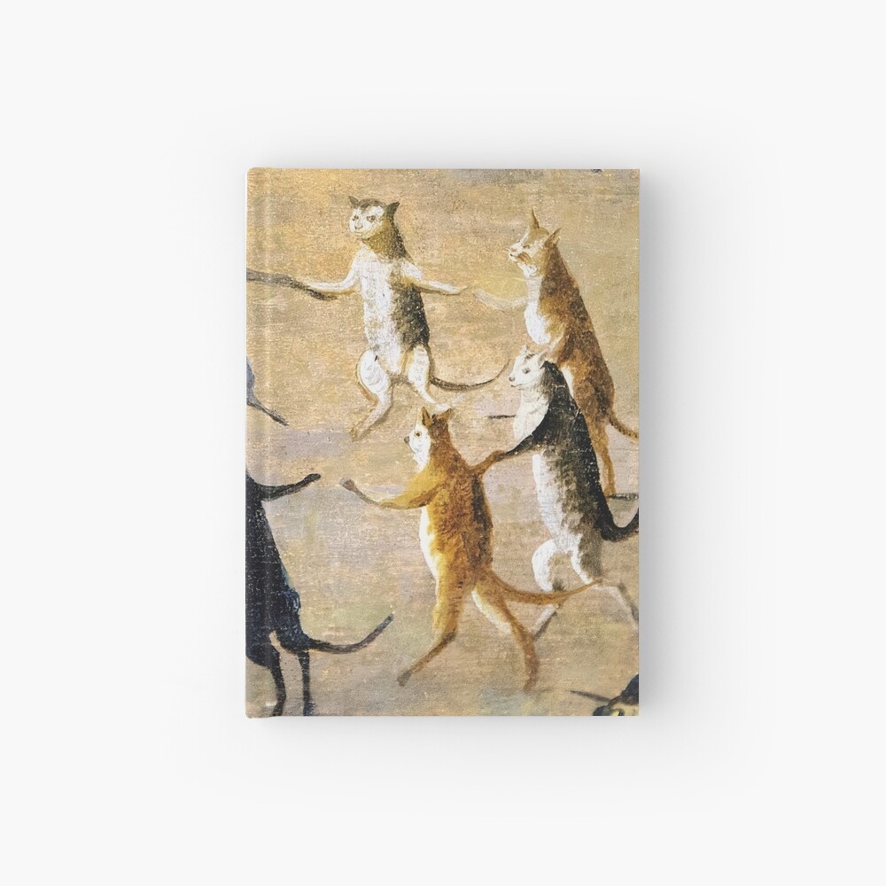 "Circle of Medieval Cats dancing Painting Witchy Flemish Art" Poster ...
