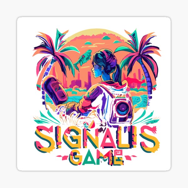 "signalis game" Sticker for Sale by infinitty art | Redbubble