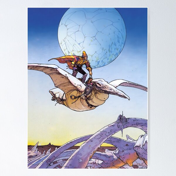 "Jean Giraud Moebius" Poster for Sale by KAMARIART | Redbubble