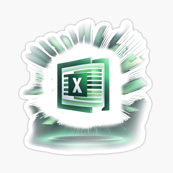 "Excel logo" Sticker by ArtNR | Redbubble