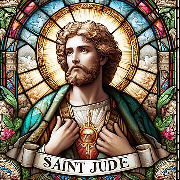 "Saint Jude The Patron Saint of Lost Causes" Sticker for Sale by ...