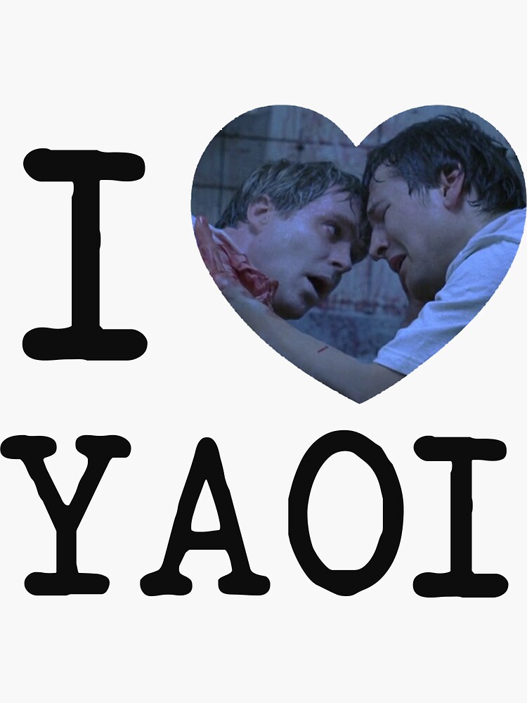 "i love yaoi saw chainshipping v2" Sticker for Sale by ODDMOBIUS ...