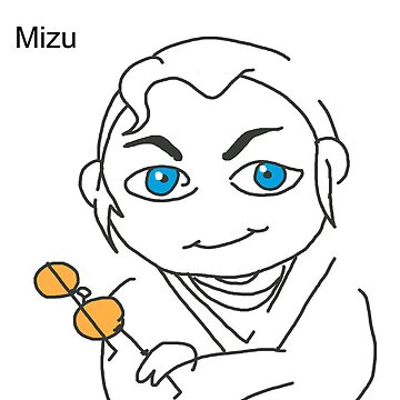 "Blue Eye Samurai Mizu meme" Sticker for Sale by oozu | Redbubble