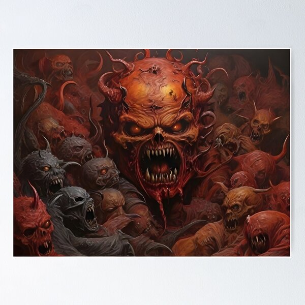 "Horrid Color of Hell" Poster for Sale by DarkJuliettes | Redbubble