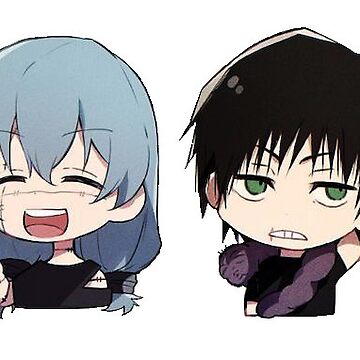 "chibi jjk pack mahito " Sticker for Sale by SidneyTic | Redbubble