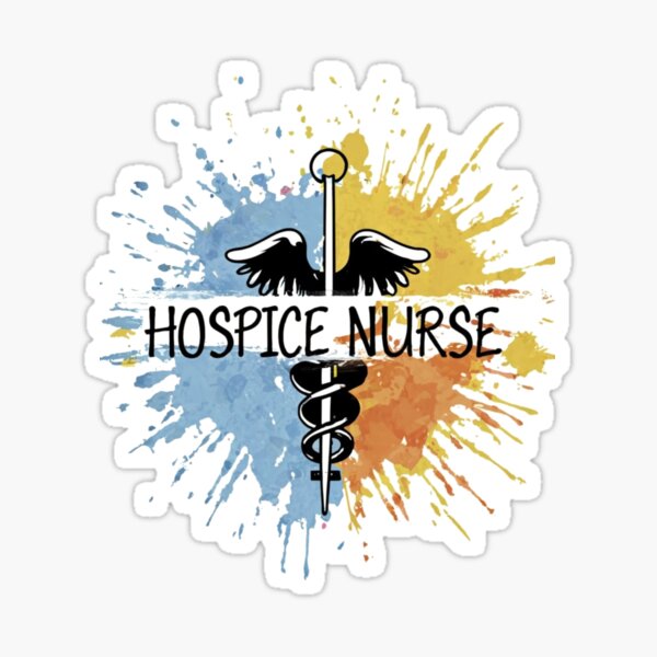 "Hospice Nurse" Sticker for Sale by Osa-Store | Redbubble