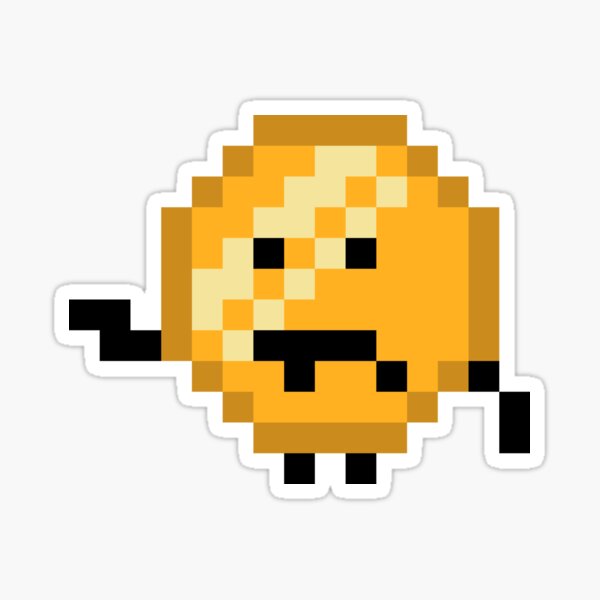 "Coiny BFDI Pixel Art" Sticker for Sale by Zooms-Shop | Redbubble