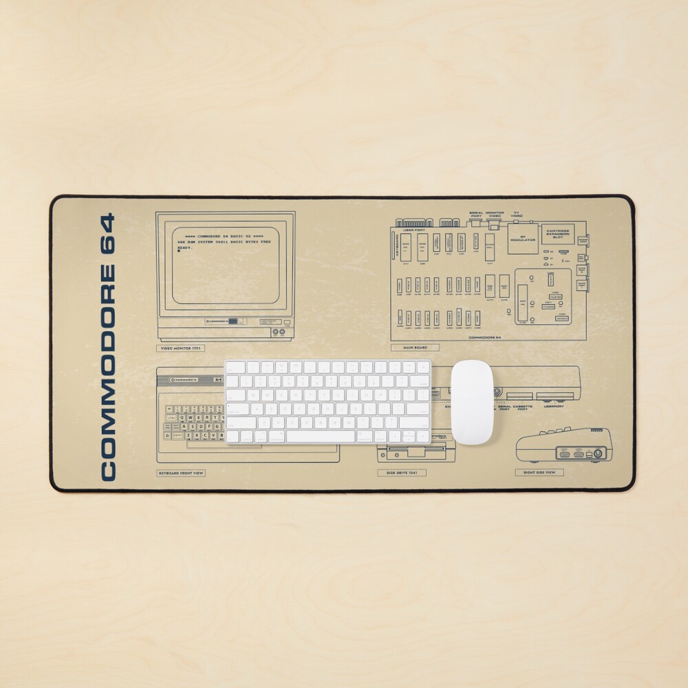 "Commodore 64 (Parchment Version)" Poster for Sale by BGALAXY | Redbubble