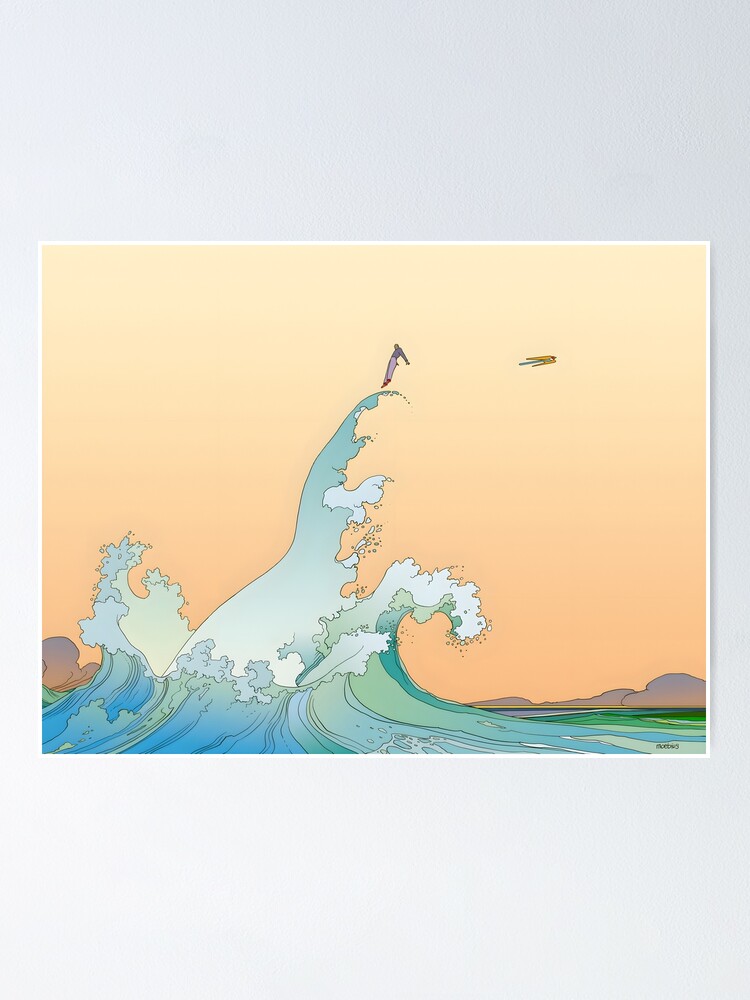 "Jean Giraud Moebius" Poster for Sale by KAMARIART | Redbubble