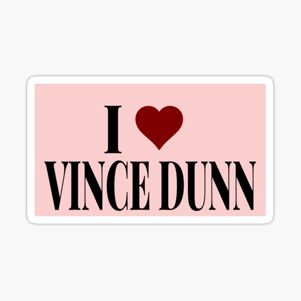 "Vince Dunn" Sticker for Sale by sammyy127 | Redbubble