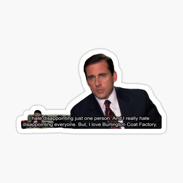 "The Office/Michael Scott " Sticker for Sale by Marisol Huerta | Redbubble