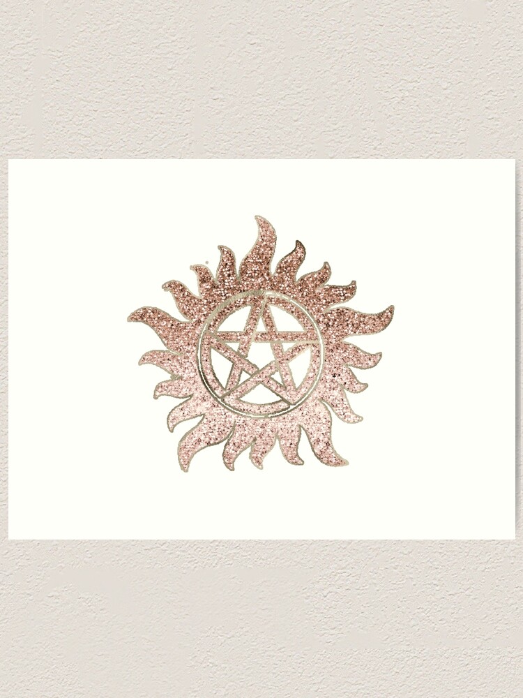 "Supernatural rose gold glitter" Art Print for Sale by RoseAesthetic ...