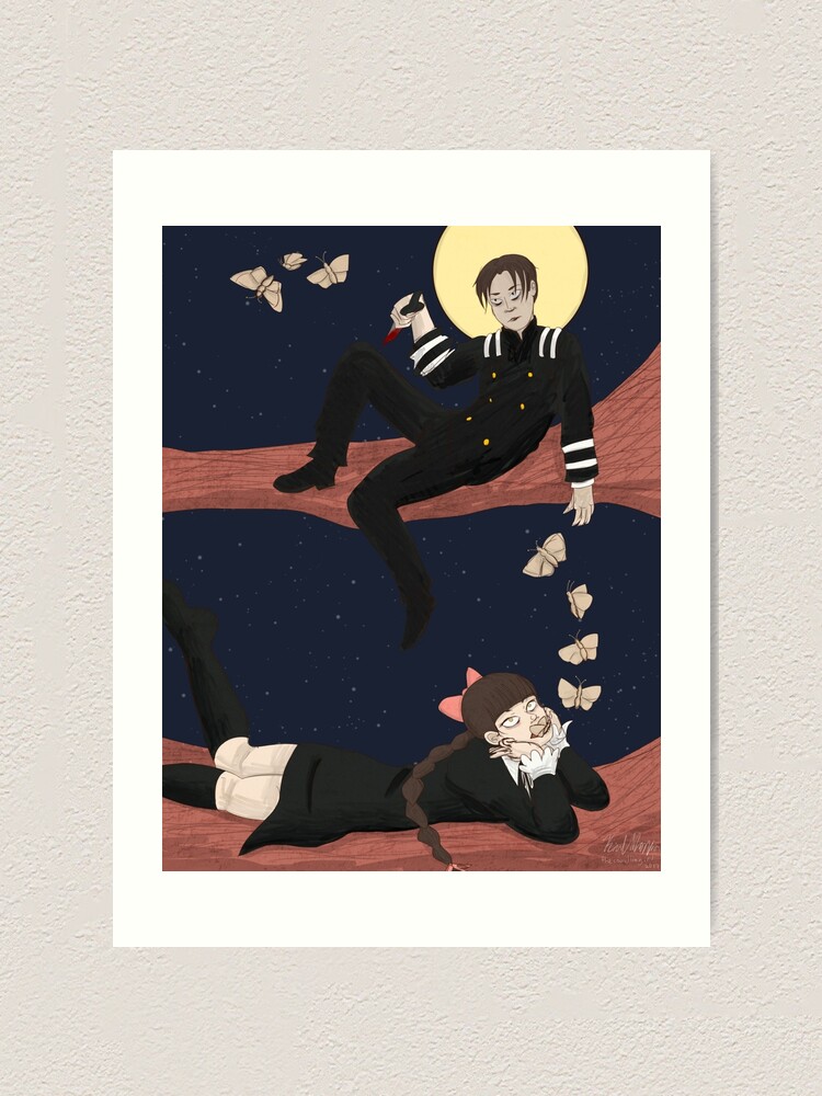 "the laughing vampire" Art Print for Sale by buttastic | Redbubble