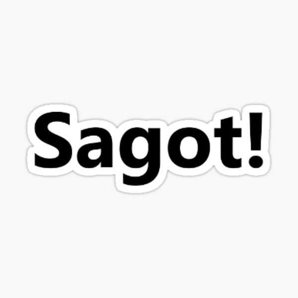 "SAGOT! = ANSWER! TAGALOG" Sticker for Sale by PabloBSanchez | Redbubble