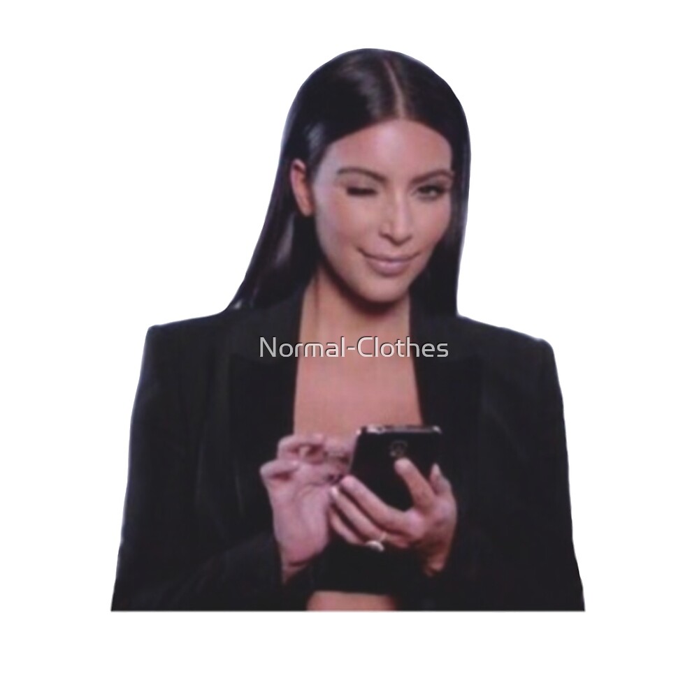"Kim Kardashian " by Normal-Clothes | Redbubble
