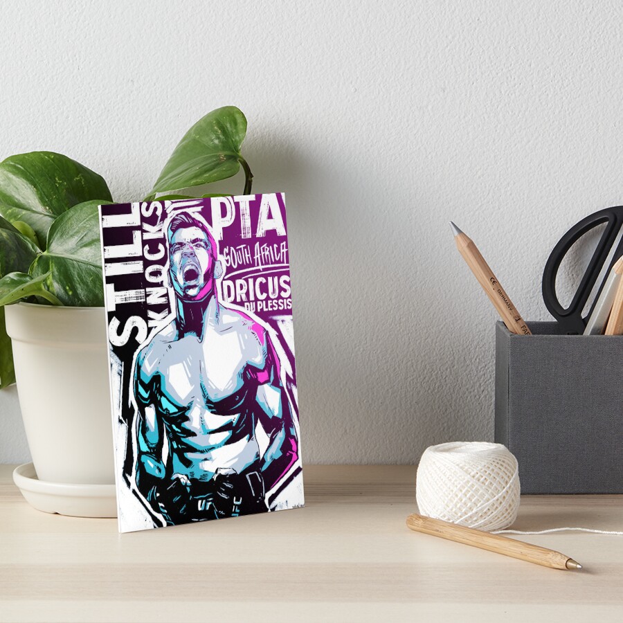 "Dricus Du Plessis Illustration" Poster for Sale by BadPandaArt | Redbubble