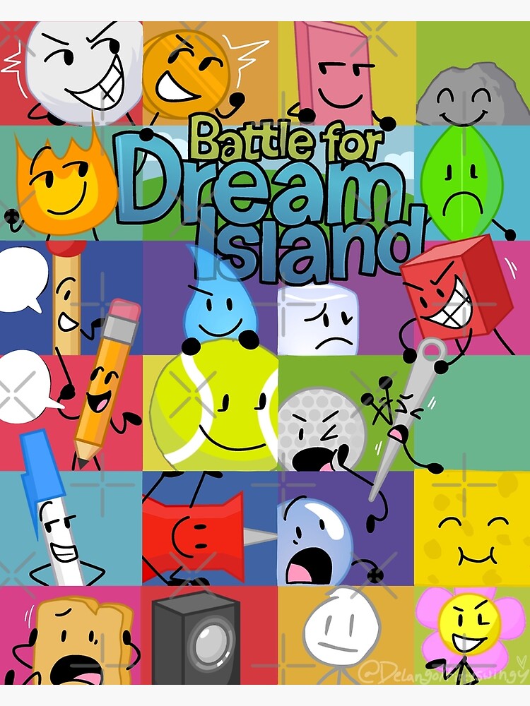 "BFDI Cast Photo" Photographic Print for Sale by delangodesigns | Redbubble
