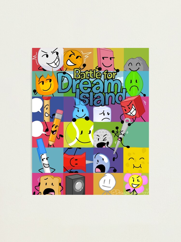 "BFDI Cast Photo" Photographic Print for Sale by delangodesigns | Redbubble