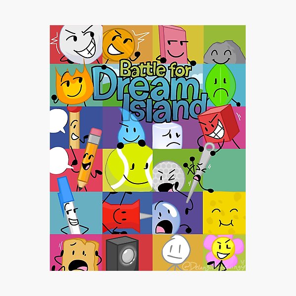 "BFDI Cast Photo" Photographic Print for Sale by delangodesigns | Redbubble