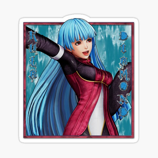 "King of Fighters XV - Ice Doll Kula Diamond KOF" Sticker for Sale by ...