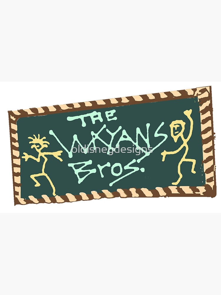 "The Wayans Bros. Logo" Photographic Print by oldisneydesigns | Redbubble