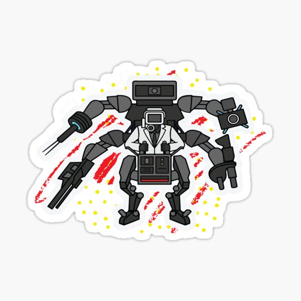 "Camera Mech - Skibidi Toilet" Sticker by vitrar | Redbubble