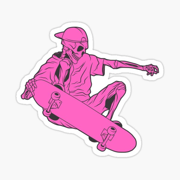 "preppy skeleton" Sticker for Sale by Reo12 | Redbubble