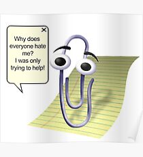 Clippy: Posters | Redbubble
