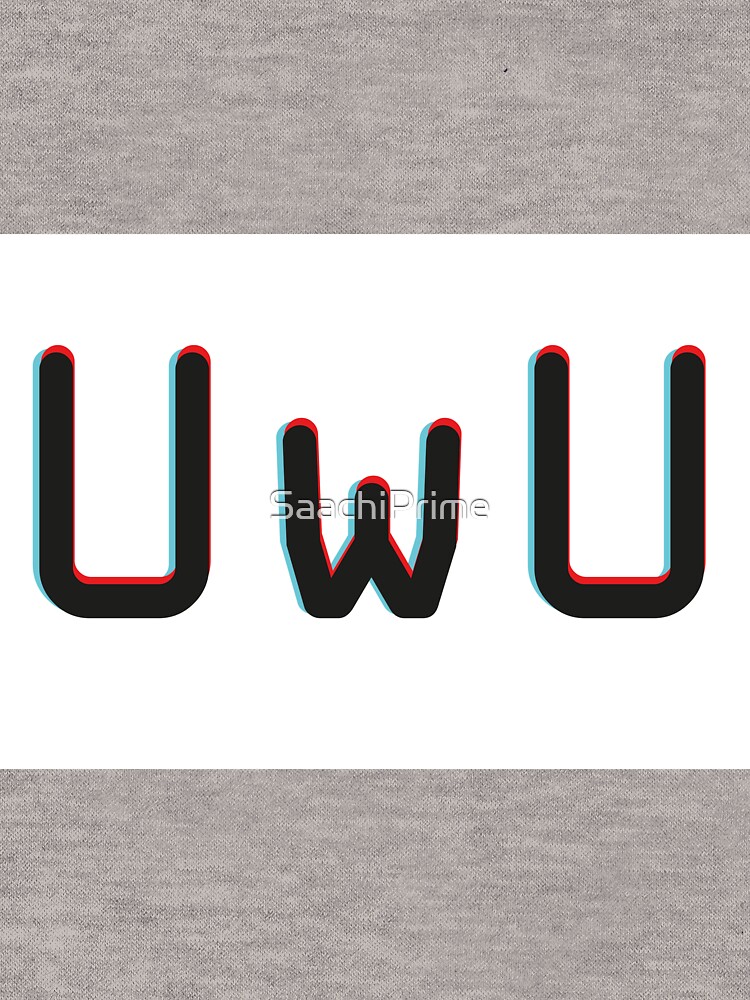 "UwU" Lightweight Hoodie for Sale by SaachiPrime | Redbubble