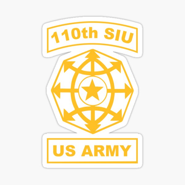 "110th Special Investigations Unit" Sticker for Sale by ThomasKadmon ...
