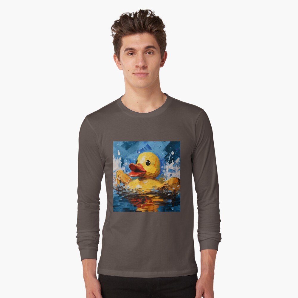"Splashy Rubber Duck" Poster for Sale by cobblzstudio | Redbubble