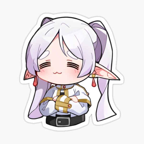 "Frieren" Sticker for Sale by reasomacuteArt | Redbubble