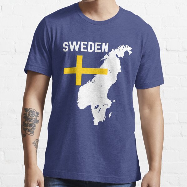 Swedish T Shirt Flag Of Sweden T Shirt Swedish T T Shirts