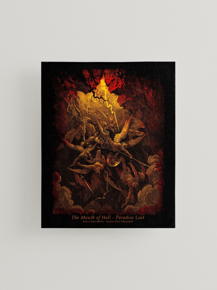 "Lithograph Copy - Gustave Doré - Paradise Lost - The Mouth of Hell ...