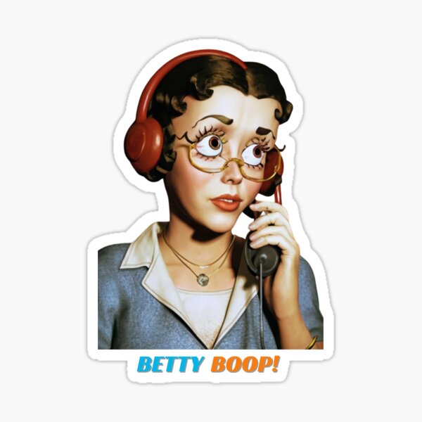 BETTY BOOP!" Sticker by Luxxo30 | Redbubble
