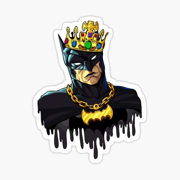 "King Batman of Gotham" Sticker for Sale by Opeoluwa Bamitale | Redbubble