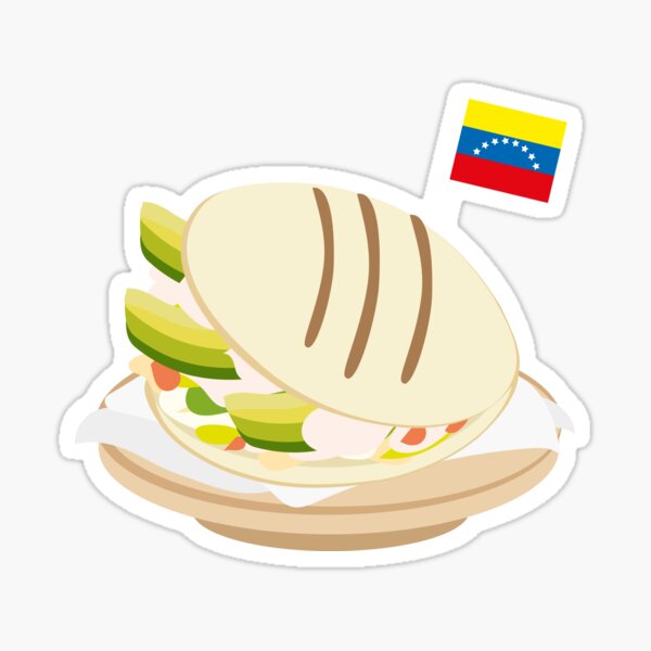 "Venezuelan arepa" Sticker by yessebel | Redbubble