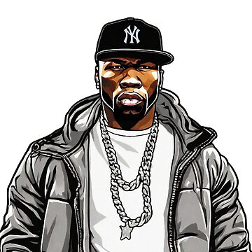 "50 Cent | Rap | 90s" Sticker for Sale by StickerSold | Redbubble