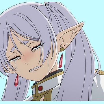 "Frieren Crying" Sticker for Sale by PoquetoMonsta | Redbubble