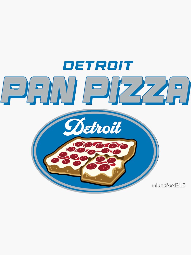 "Detroit Pan Pizza Wordmark" Sticker for Sale by mlunsford215 | Redbubble