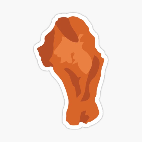 "Buffalo Chicken Wing" Sticker for Sale by katiemalecki | Redbubble
