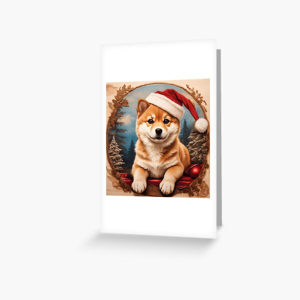 "Christmas with Shiba Inu: The Noble Spirit of Wood (Pyro Pets Art ...