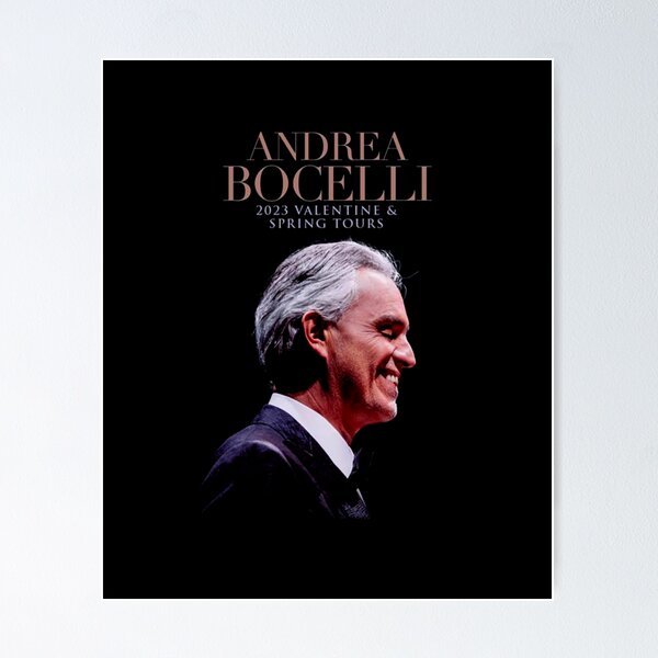 "Andrea Bocelli Andrea Bocelli Andrea Bocelli" Poster for Sale by ...